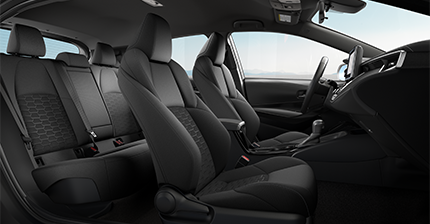 2025 Corolla Hatchback Interior Virtual Tour